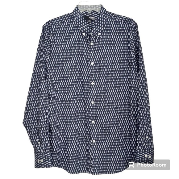 Murano | Shirts | Murano Shirt Mens L Slim Fit Liquid Luxury Business ...